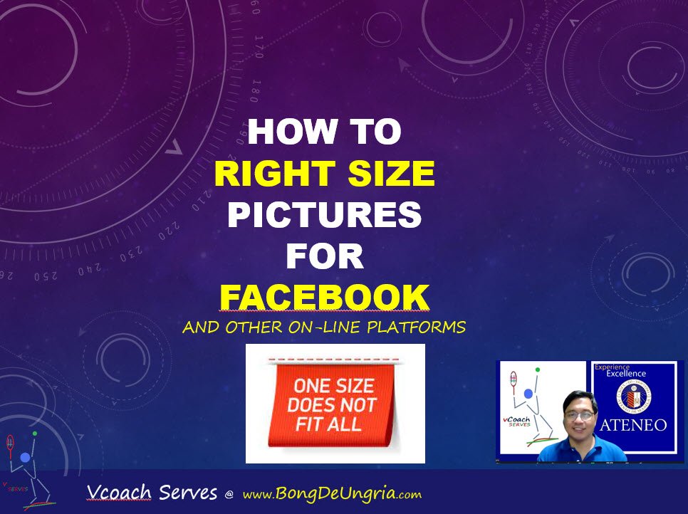 Right Size Your On-Line Pictures: One Size Does Not Fit All | BiZ CoACH