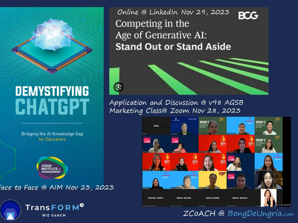 Generative AI: Demistify. Stand Out. Apply. Repeat! | BiZ CoACH