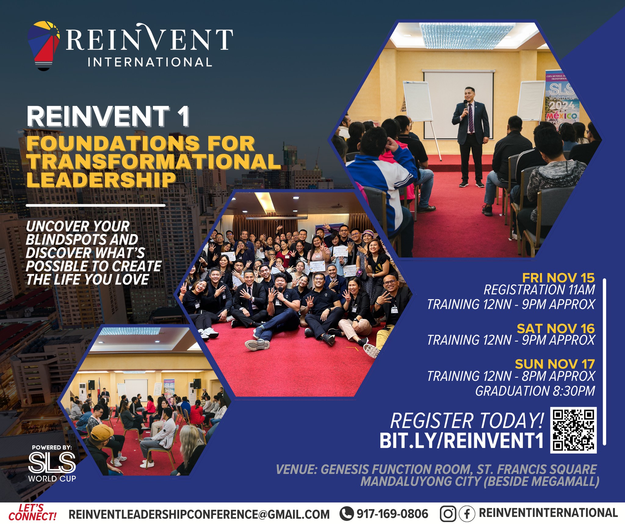 ReINVENT YOU in 24: Transformational Leadership Training | BiZ CoACH