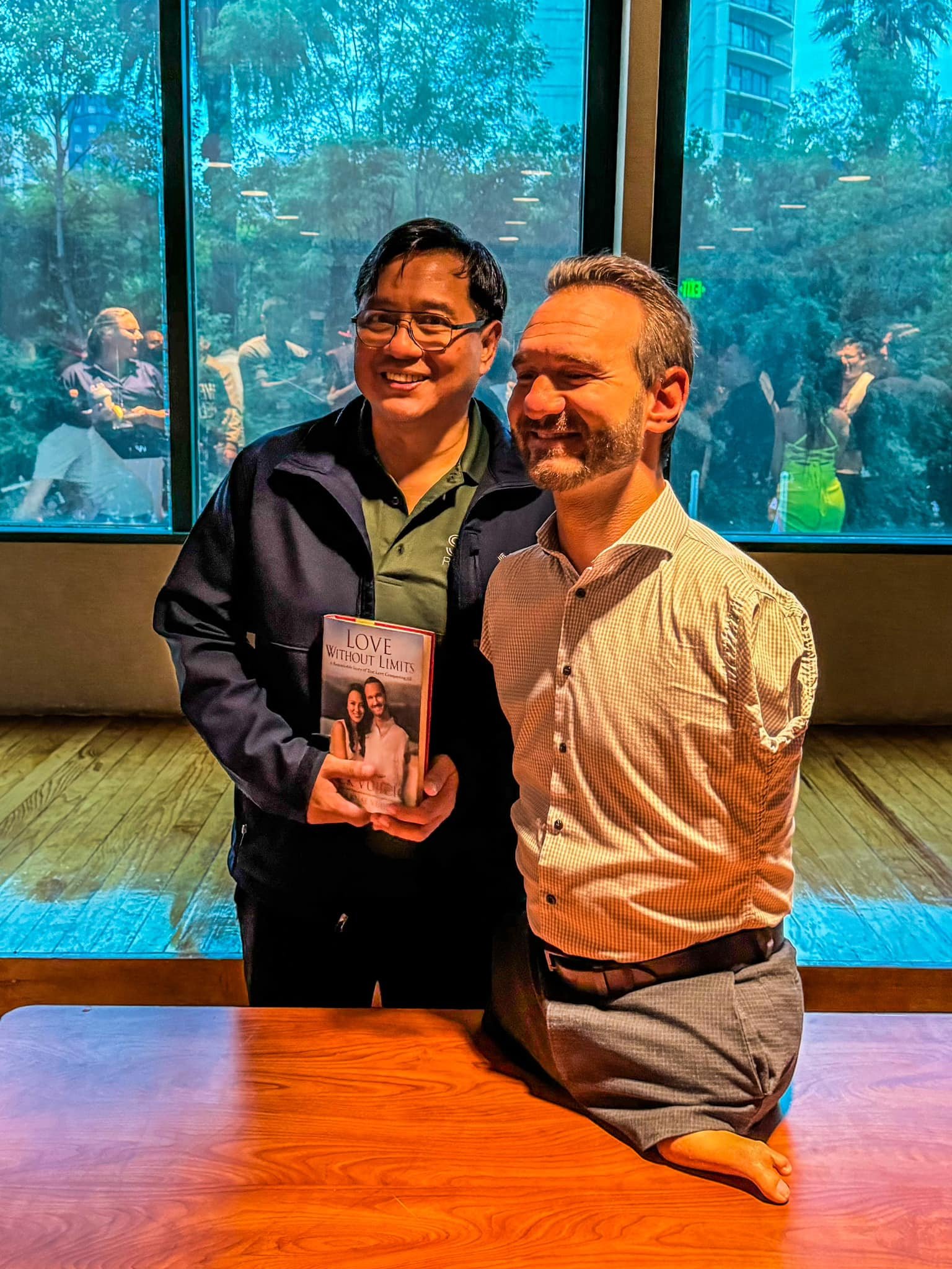 Inspired by Nick Vujicic at World Cup of Transformation in Mexico | BiZ ...